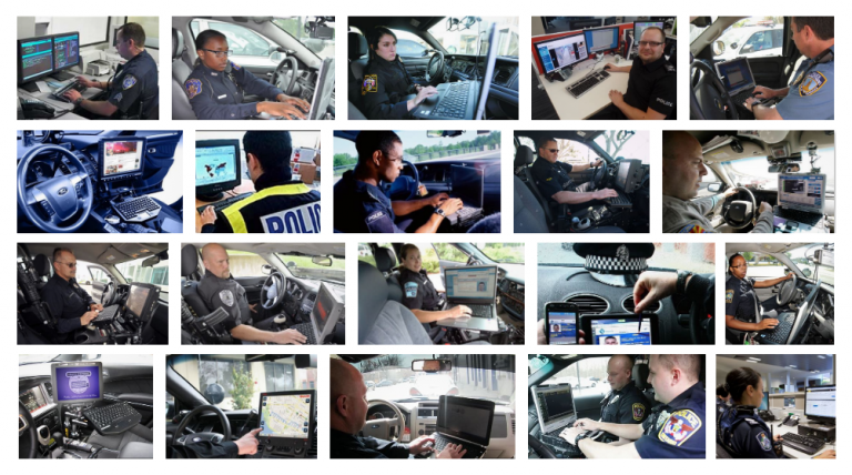 Cops at Computers - MyPropertyID